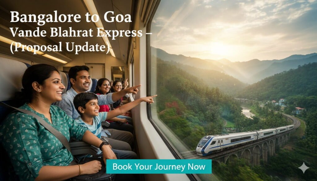 Bangalore to Goa Vande Bharat Express – Route, Fare, & Timings